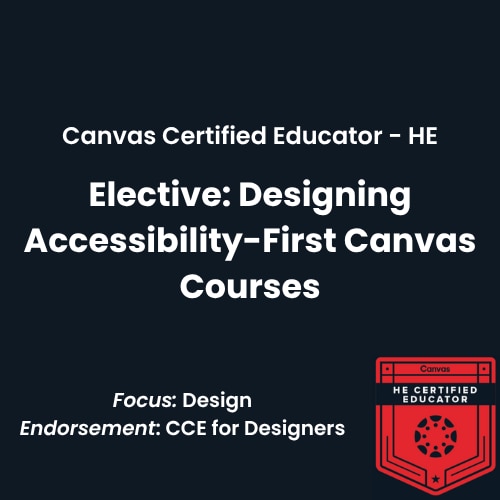 Designing Accessibility-First Canvas Courses (HE)